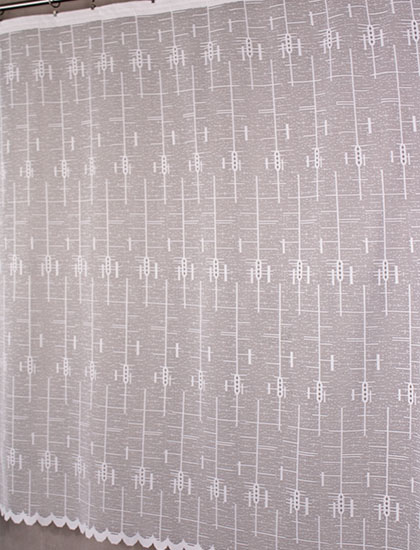 Žakárová záclona 41128 metráž: výška 120 cm | LYKE.CZ