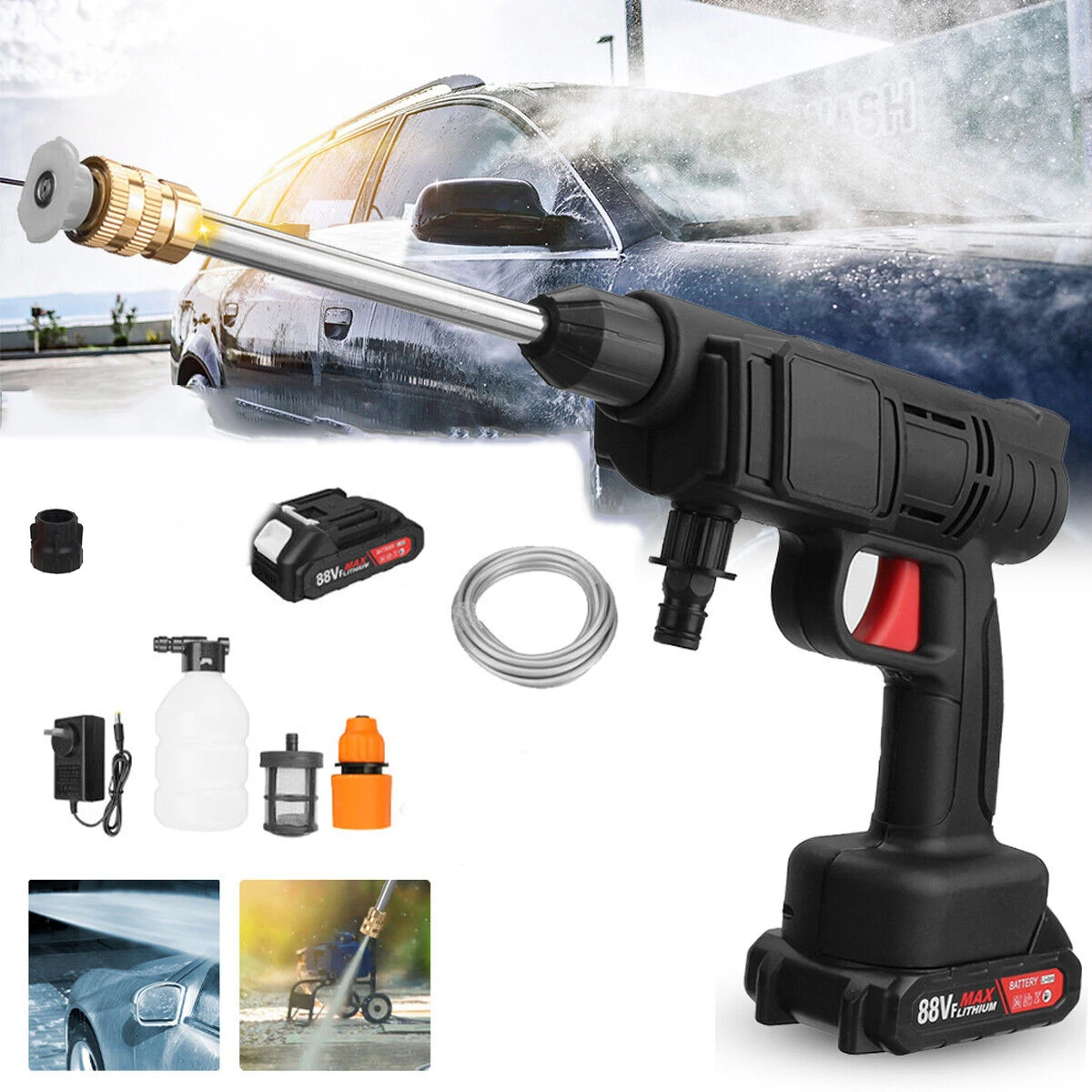 AKU Ruční vysokotlaký čistič - Vapka | LYKE.CZ